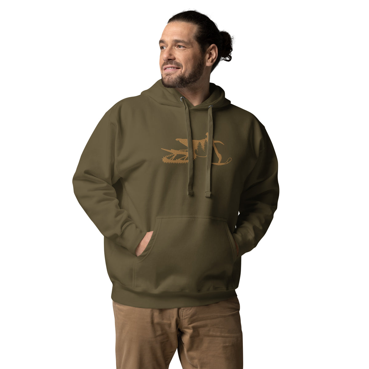 SnowBike Hoodie, Embroidered, PNWDS – Jesse Felker Media